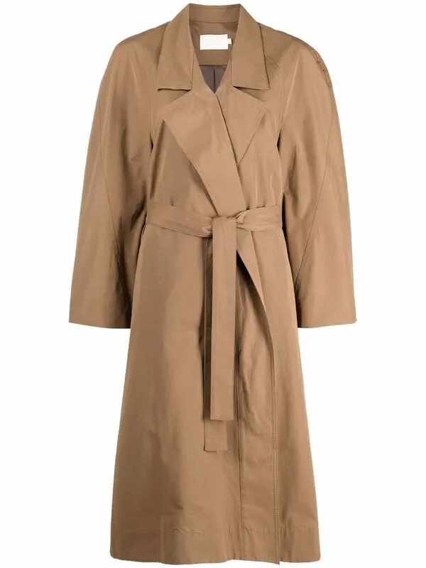 LOW CLASSIC Belted Single-breasted Coat