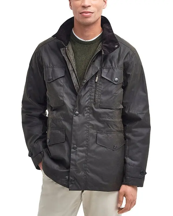 Barbour Sapper Waxed Cotton Jacket - Olive/ Classic