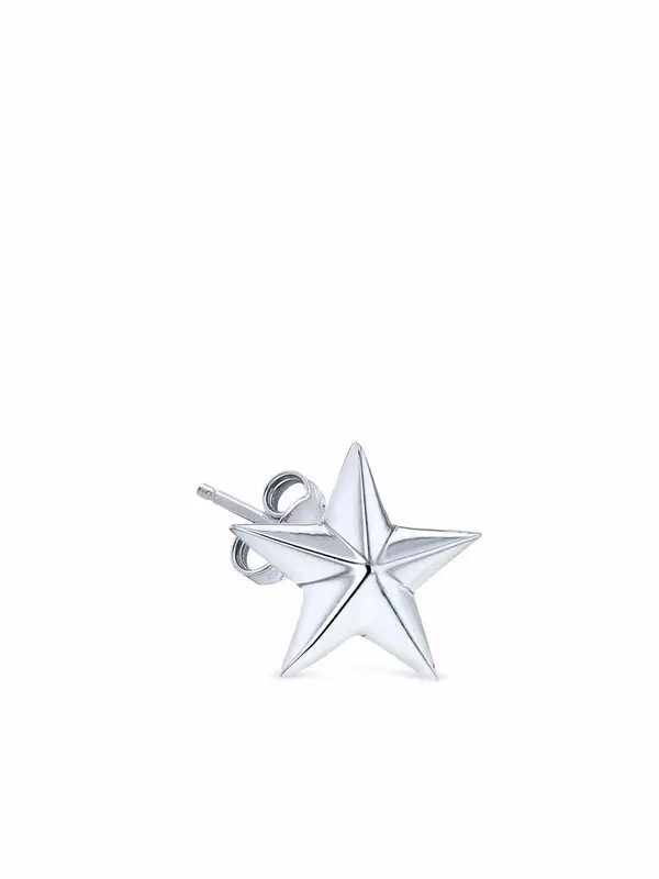 TRUE ROCKS Star Stud Earring - Silver