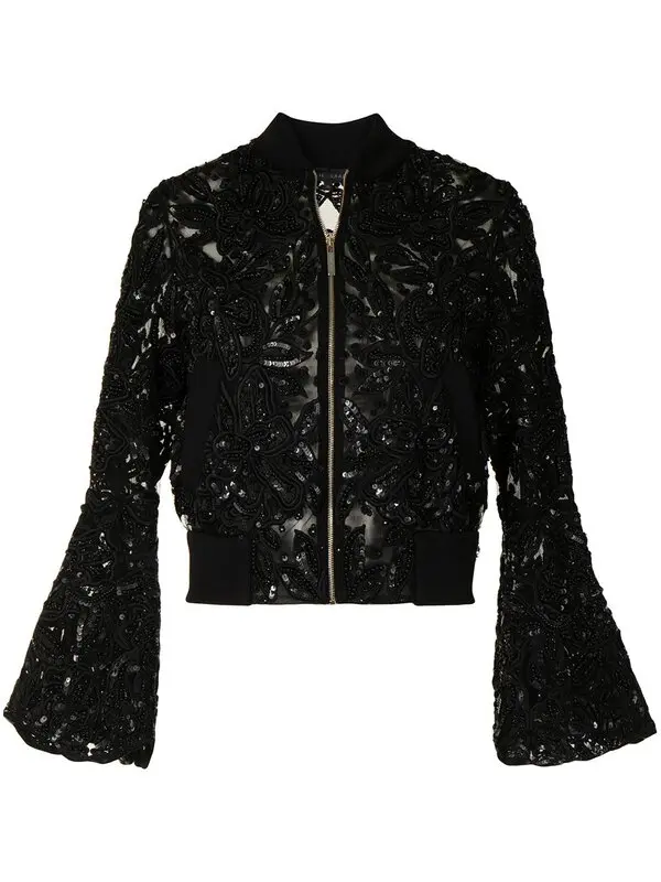 Elie Saab Sequin-embellished Jacket