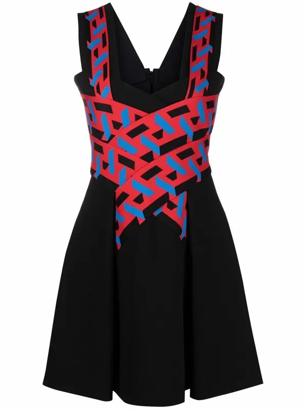 greca one-shoulder mini dress versace Versace Envers-Satin Crpe Draped Mini Dress, Female, White, 40