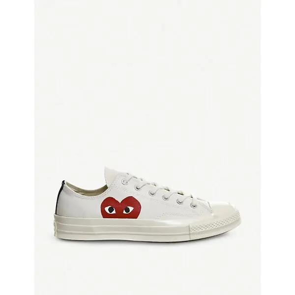 Comme Des Garçons X Converse 70s Canvas Low-top Trainers - Beige
