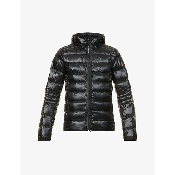 Canada Goose Crofton Quilted Woven Hooded Jacket - Black