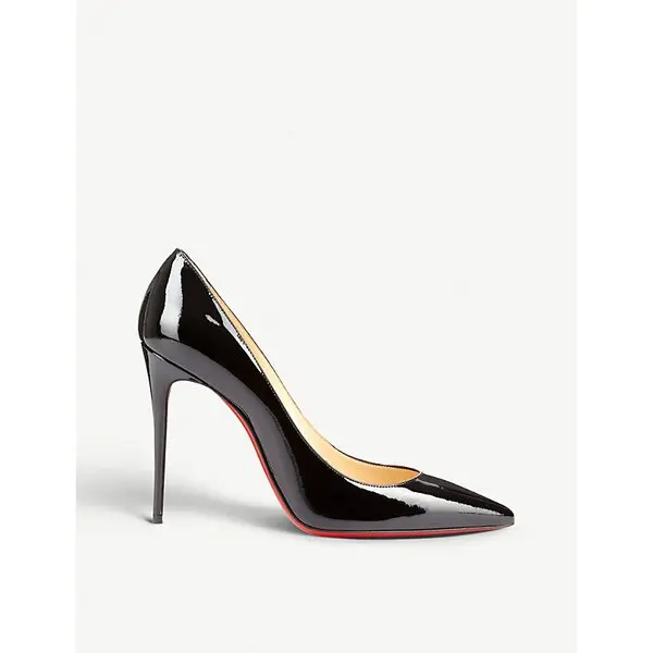 CHRISTIAN LOUBOUTIN Kate 100 Patent-leather Courts