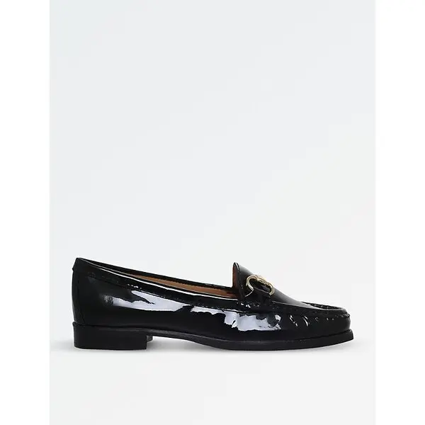 Carvela Patent Leather Loafers - Black