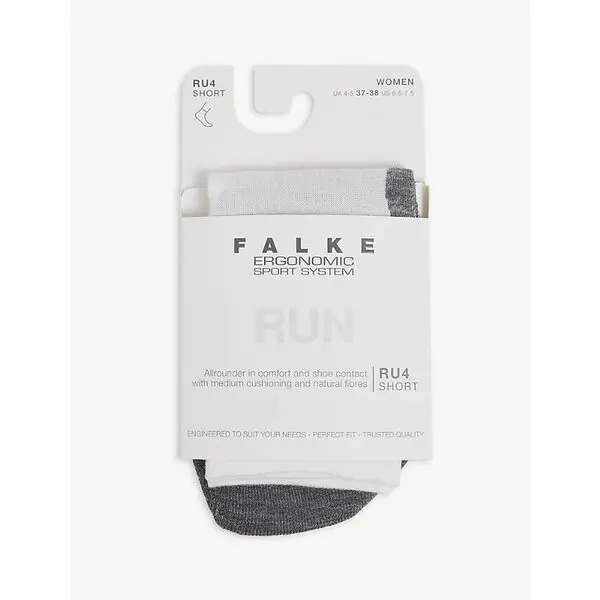 Falke Ru4 Run Cool Woven Socks - White Mix