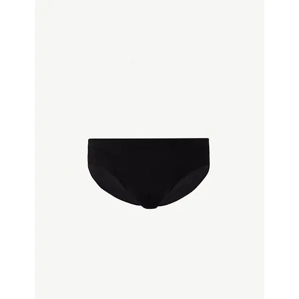 Hanro Basic Slim-fit Cotton Briefs - Black