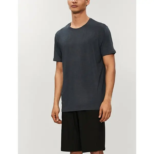 Derek Rose Marlowe Crewneck Stretch-modal T-shirt - Anthracite