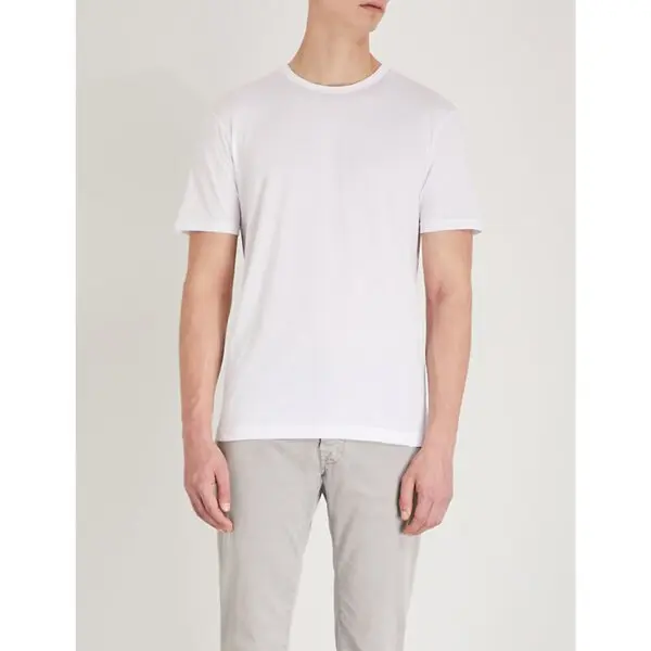 Sunspel Classic Cotton-jersey T-shirt Xxl - White