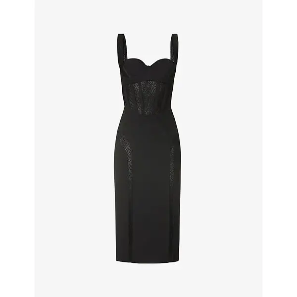 dion lee suspended sunray pleat dress Dion Lee, Vein lace pleat strapless dress size 6 Wedding Dress