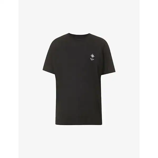 Givenchy Tattoo Mirror Graphic-Print Cotton-Jersey T-Shirt - Black 