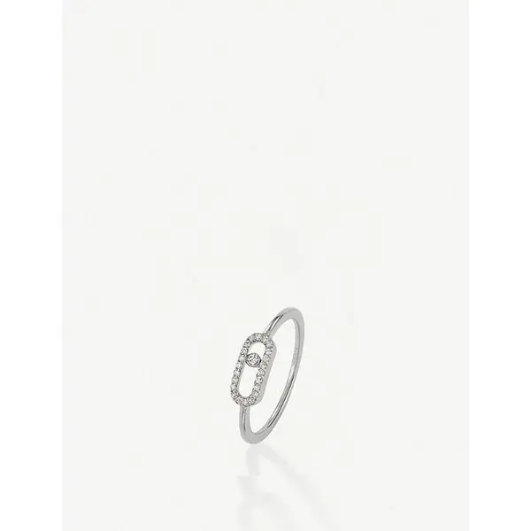 Messika Move Uno 18ct Gold And Diamond Ring - White