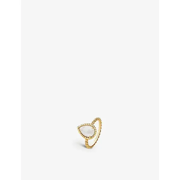 Boucheron Serpent Bohème Gold And Mother-of-pearl Ring - Yellow