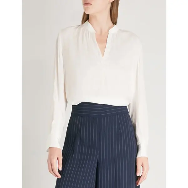 Zadig&Voltaire Satin Blouse - Blanc