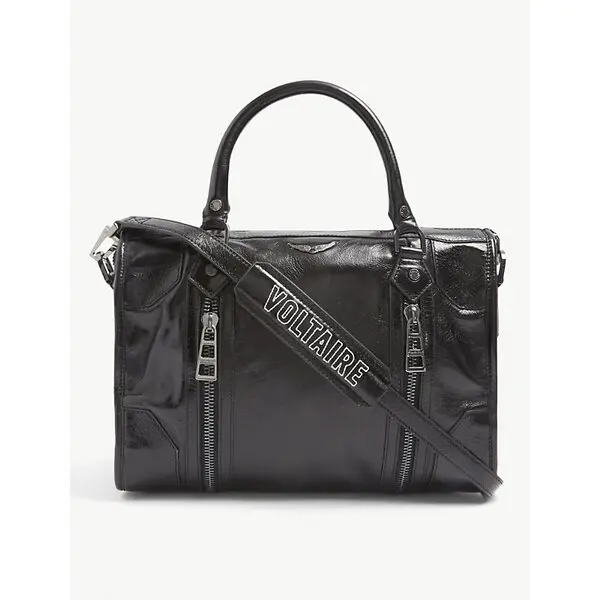 Zadig&Voltaire Sunny Medium Leather Bowling Bag