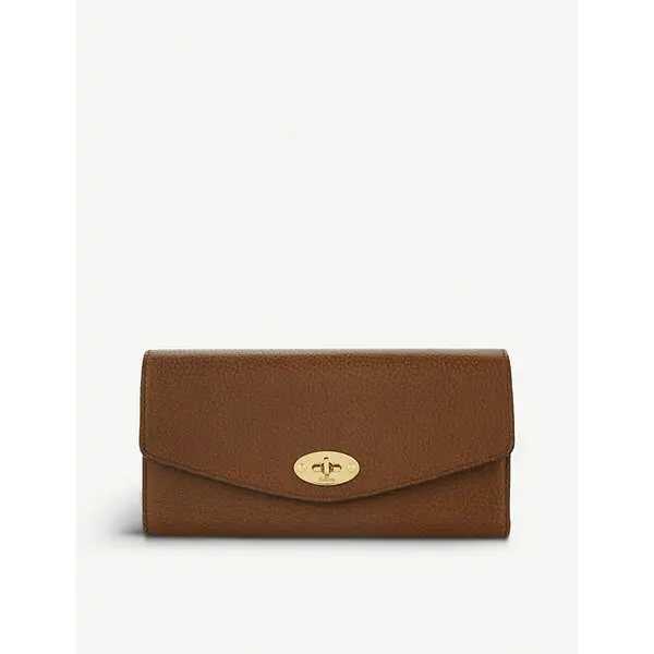 Mulberry Darley Leather Wallet - Oak