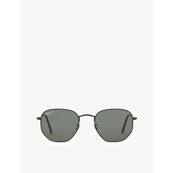 Ray-ban Hexagonal Sunglasses - Black