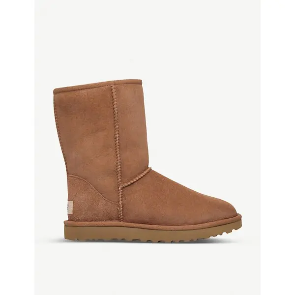 UGG Classic Short Sheepskin Boots - Brown