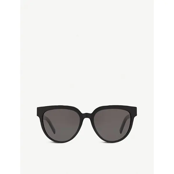 Saint Laurent Sl M28 Acetate Cat-Eye Sunglasses - Black  display picture 1