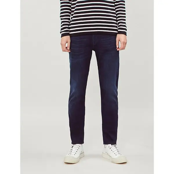 7 For All Mankind Slimmy Tapered Luxe Performance Plus Jeans - Deep Blue
