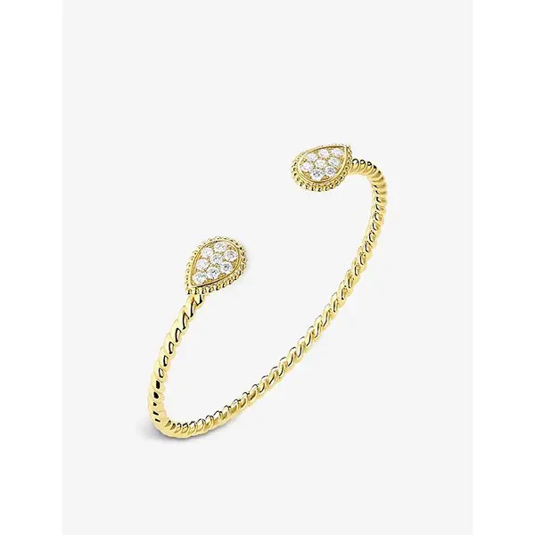 Boucheron Serpent Bohème Diamond Bangle - Yellow