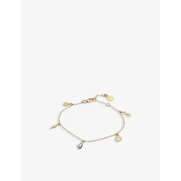 LA MAISON COUTURE 14ct Yellow -plated Charm Bracelet