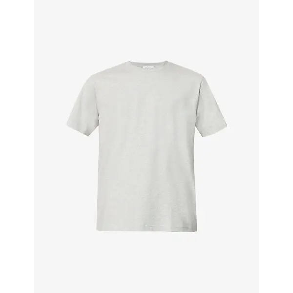Sunspel Classic Cotton-jersey T-shirt - Grey Melange
