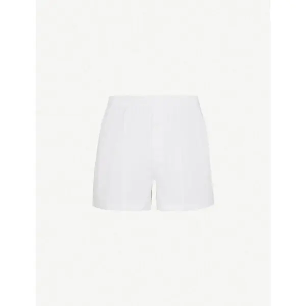 Hanro Sport-fit Cotton Boxers - White