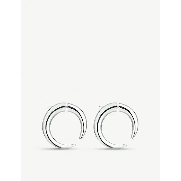 SHAUN LEANE Quill Sterling Hoop Earrings - Silver