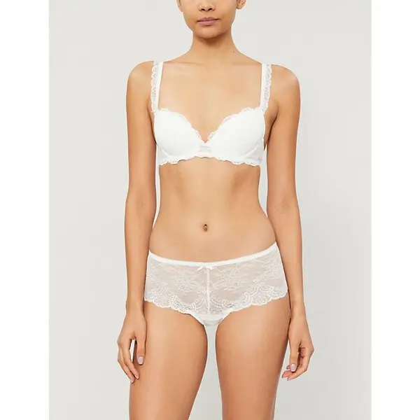 AUBADE Danse Des Sens Moulded Stretch-lace And Mesh Bra