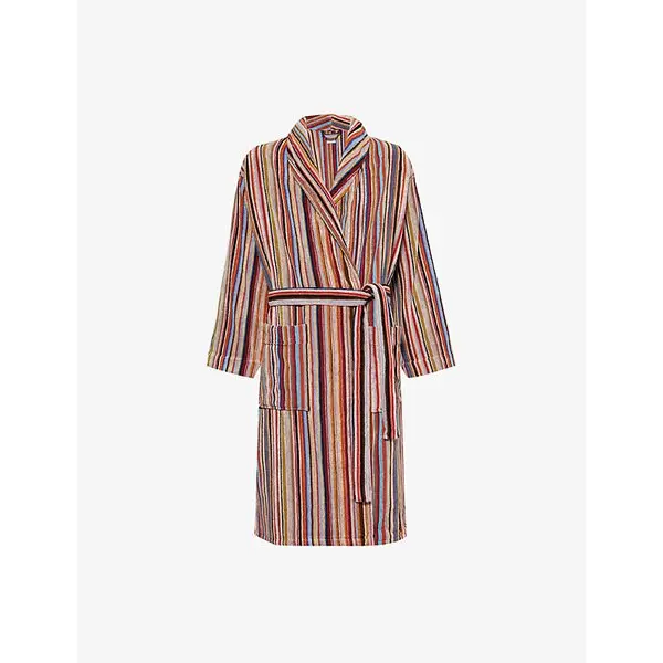 Paul Smith Signature Stripe Cotton-Jersey Dressing Gown - Multicolour |  Editorialist