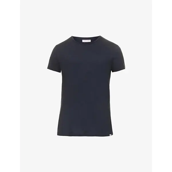 Orlebar Brown Ob-t Crewneck Cotton-jersey T-shirt - Navy
