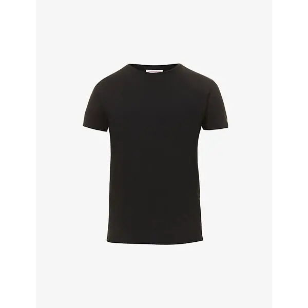 Orlebar Brown Ob-t Tailored Crewneck Cotton-jersey T-shirt - Black