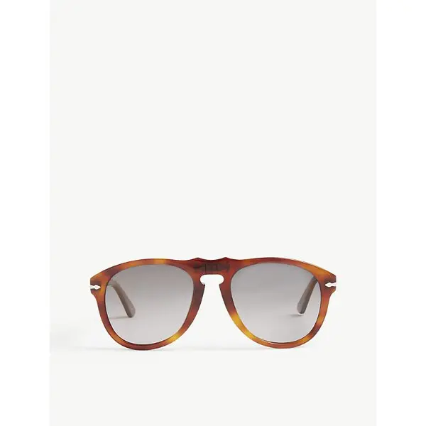 Persol Po0649 Aviator Sunglasses - Brown