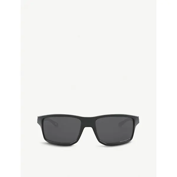 Oakley Acetate Rectangle-frame Sunglasses - Black