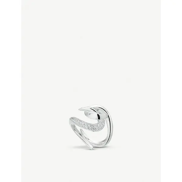SHAUN LEANE Hook Sterling And Diamond Ring