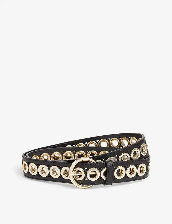 Sandro Adelia studded leather belt Sandro Paris Adelia Belt | David Jones main image 4