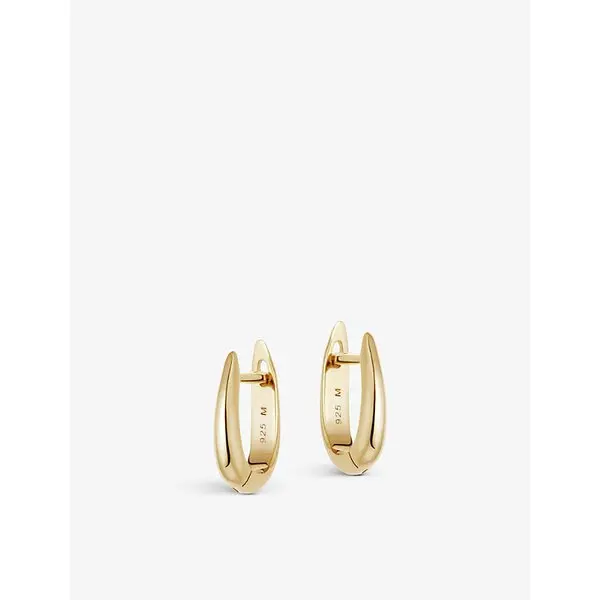 MISSOMA Plain Claw Huggie Earrings - Gold