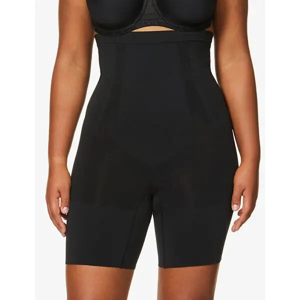 Spanx Sculpt™ Oncore High-waisted Mid-thigh Shorts - Black