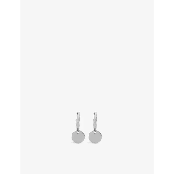 Monica Vinader Siren Muse Mini Drop Earrings - Silver
