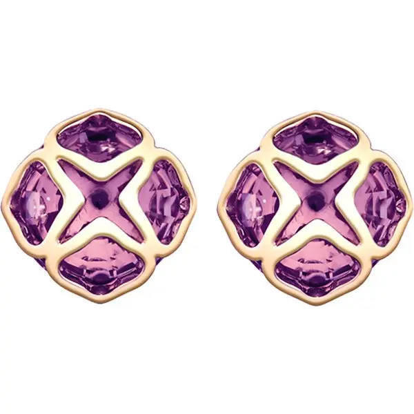 Chopard Imperiale 18ct Rose Gold And Amethyst Earrings