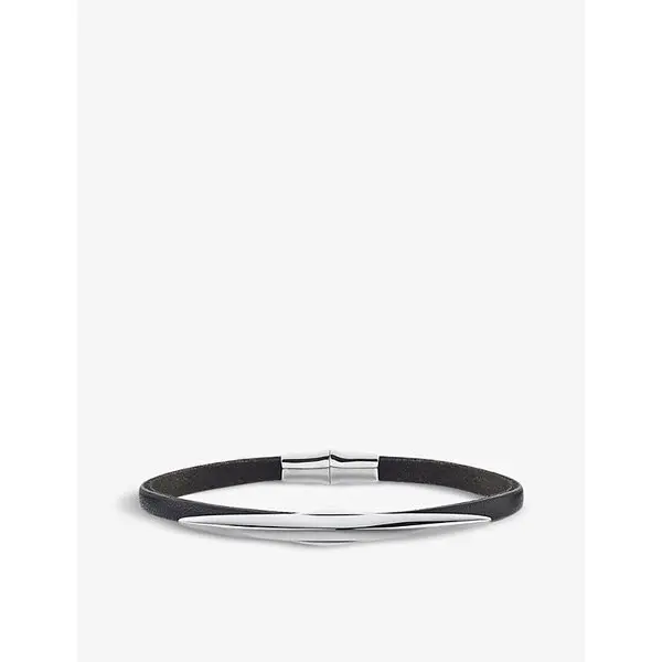 SHAUN LEANE Arc Leather Bracelet