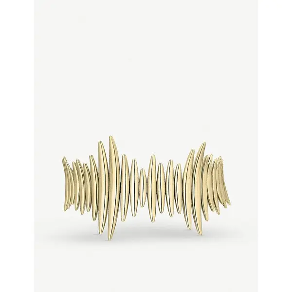SHAUN LEANE Quill Yellow Gold-plated Vermeil Bracelet