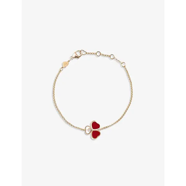 Chopard Happy Hearts Wings Bracelet - Rose Gold