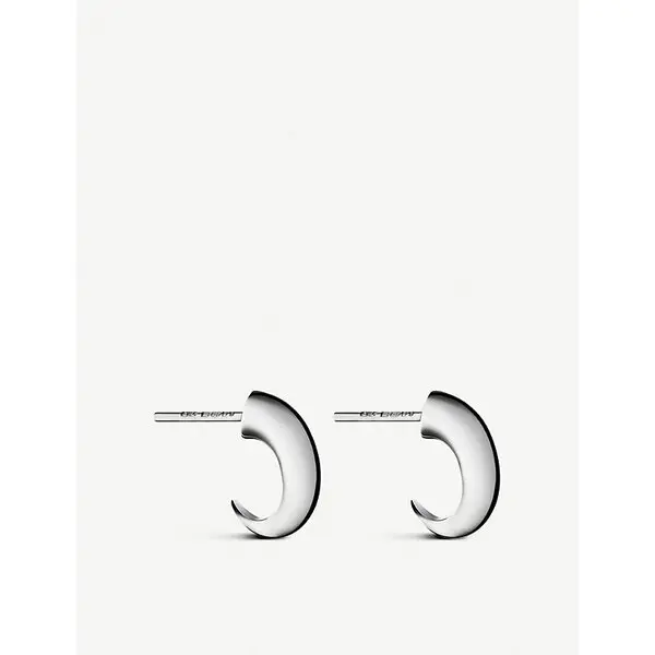SHAUN LEANE Cat Claw Sterling Hoop Earrings - Silver