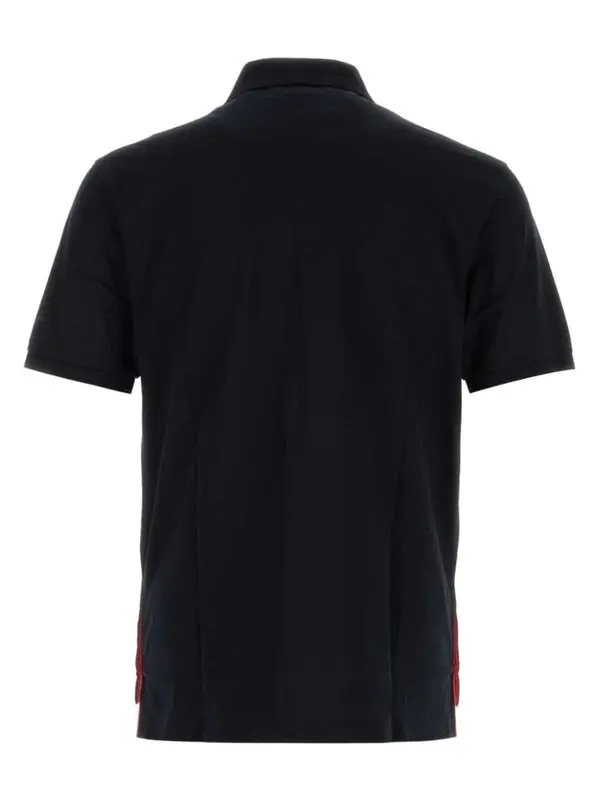 Thom Browne Rwb Stripe Polo Shirt - Blue