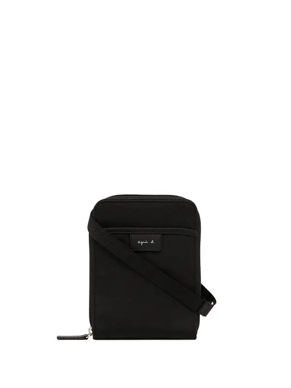 AGNÈS B. Logo-patch Messenger Bag