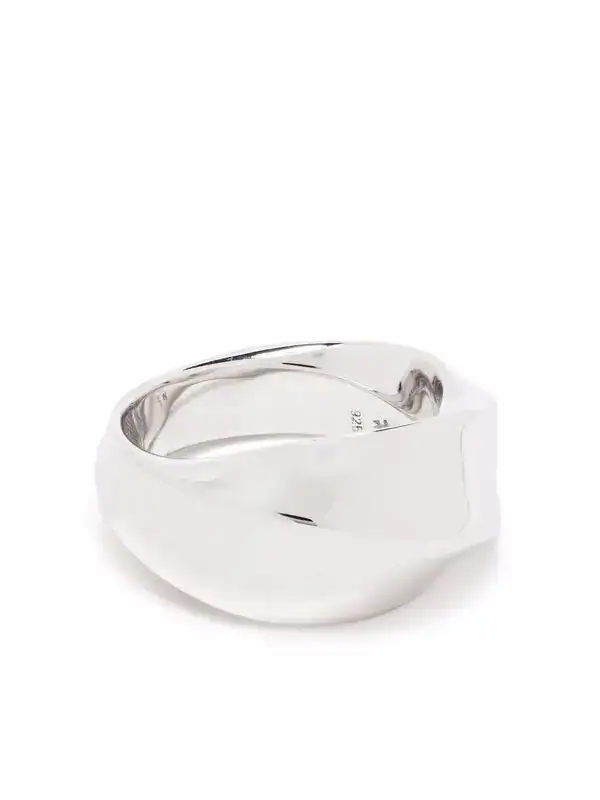 Tom Wood Infinity Band Giant Ring - Silver | Editorialist
