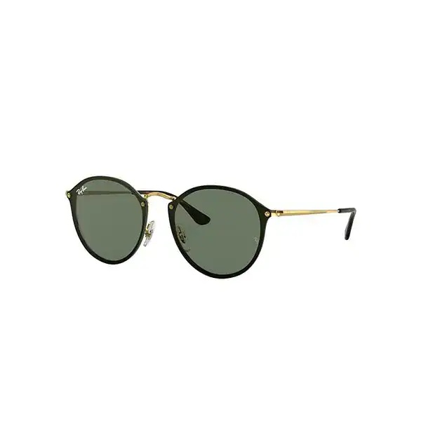 Ray-Ban Blaze Round Sunglasses In Gold 50% Off Editorialist