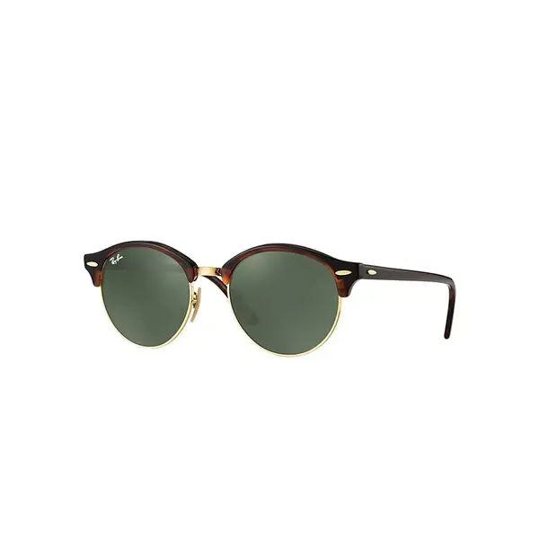 Buy Ray-ban Clubround Rox_frame Frame Lenses Polarized 51-19 - Tortoise ...